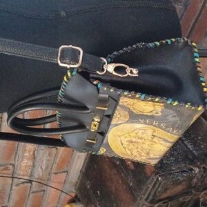 Upcycled | Bags | Versace Medusa Diy Paper Crossbody Bag | Poshmark